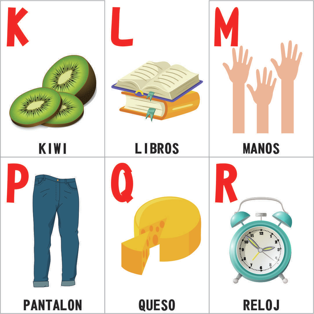 ABECEDARIO DE OBJETOS - Comprar en Juegos Vicap