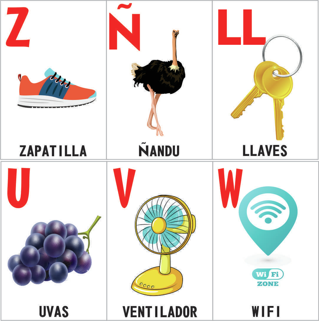 ABECEDARIO DE OBJETOS - Comprar en Juegos Vicap