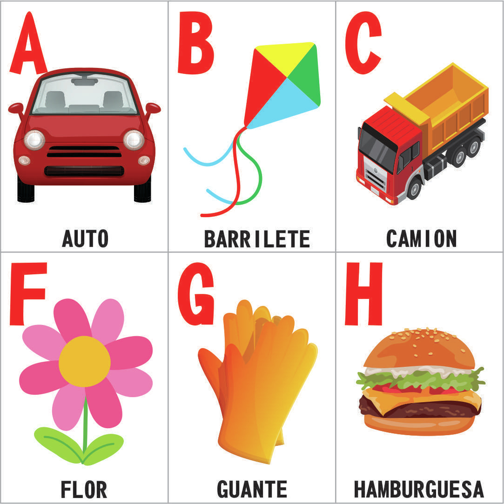 ABECEDARIO DE OBJETOS - Comprar en Juegos Vicap