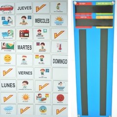 Agenda visual diaria con pictogramas - Juegos Vicap