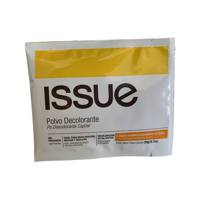 Polvo Decolorante Issue Active | 10 Sobres De 20g | Sachets