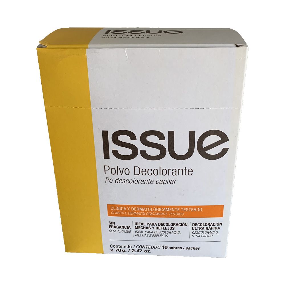 Polvo Decolorante Issue Active | 10 Sobres De 70g | Sachets