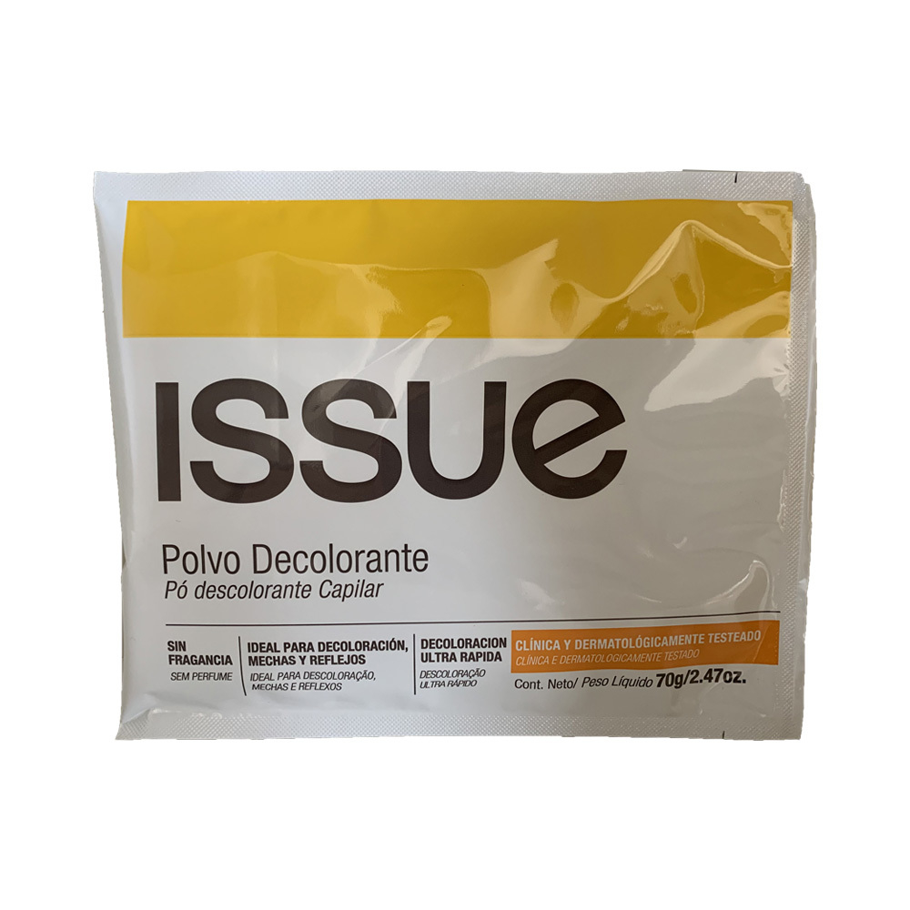 Polvo Decolorante Issue Active | 10 Sobres De 70g | Sachets