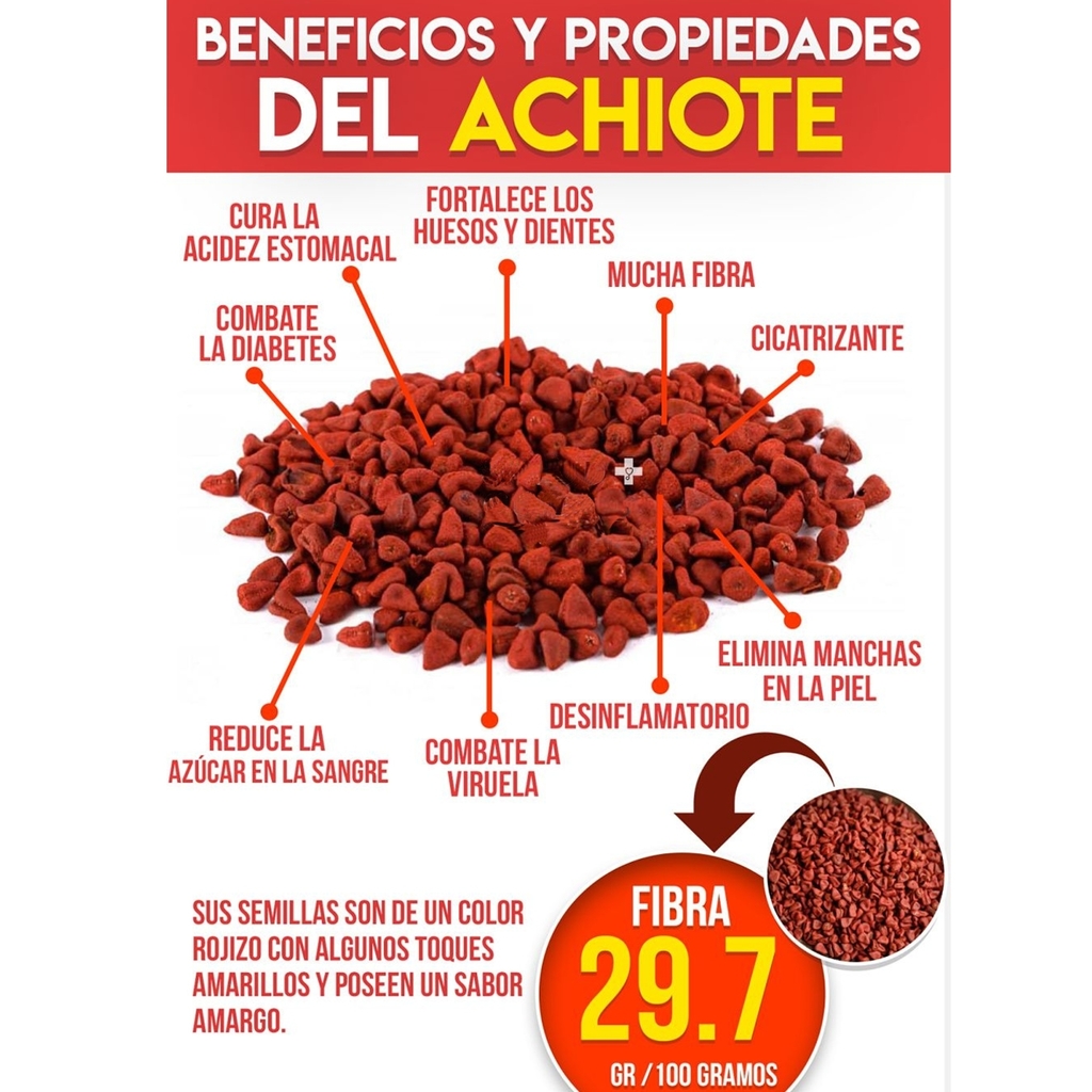 ACHIOTE NATURAL - Comprar en EL MOLINO VERDE