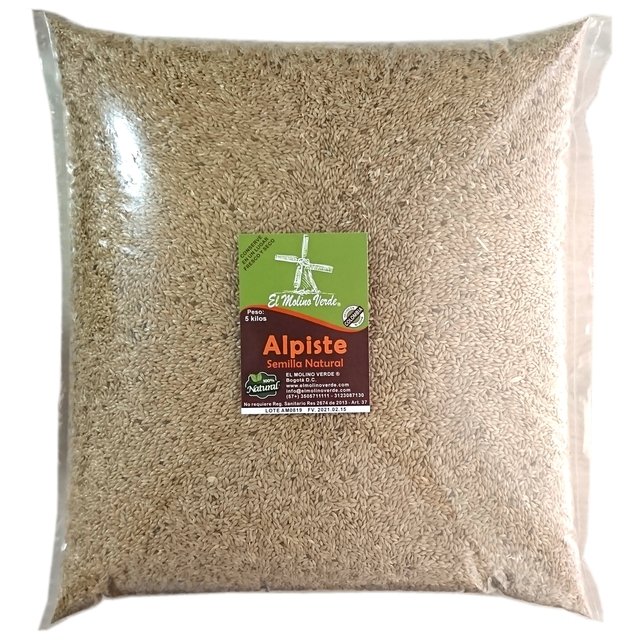 SEMILLA DE ALPISTE 100% NATURAL - EL MOLINO VERDE