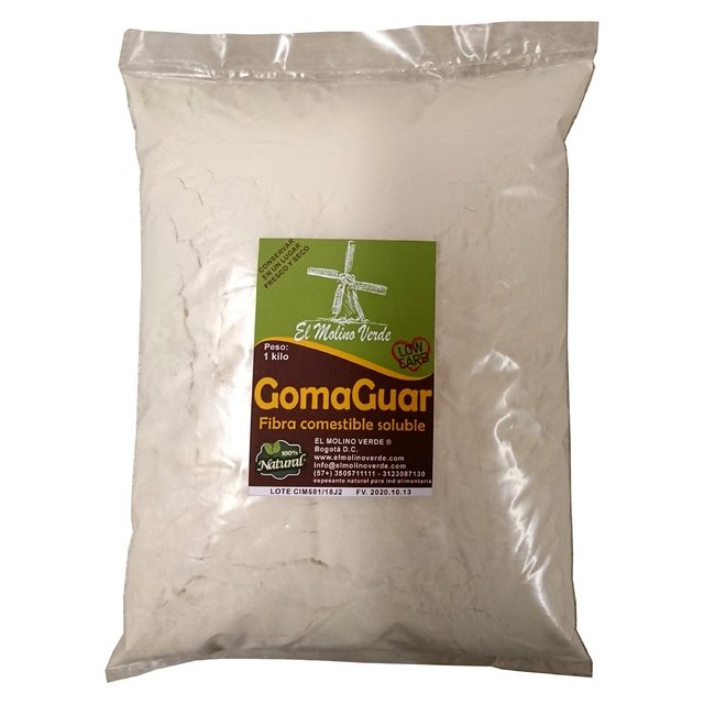 GOMA GUAR EN POLVO - Comprar en EL MOLINO VERDE