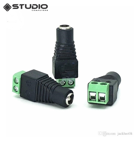 Conector Plug Hembra A Alimentacion Con Bornera 12 Vdc