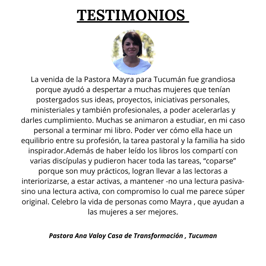Mujeres Inteligentes Espiritualmente - TESTIMONIOS