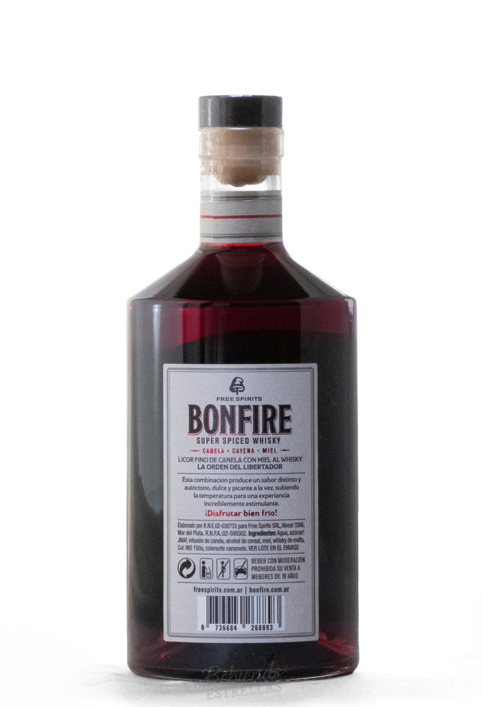 Whisky Bonfire Super Spiced 700 Ml - Bebiendo Estrellas