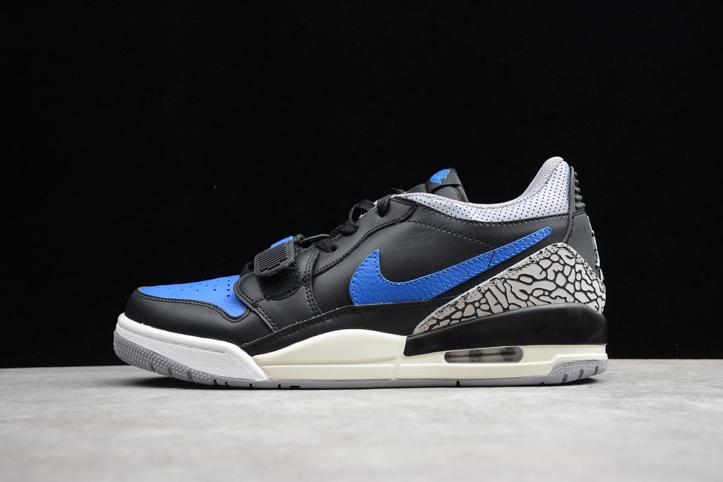 Tênis Air Jordan Legacy 312 Low Preto e Azul