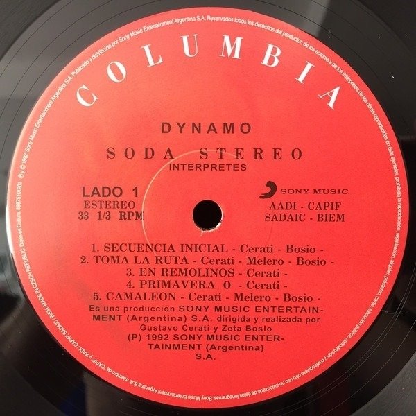 Vinilo Lp Soda Stereo Dynamo 2015 Argentina