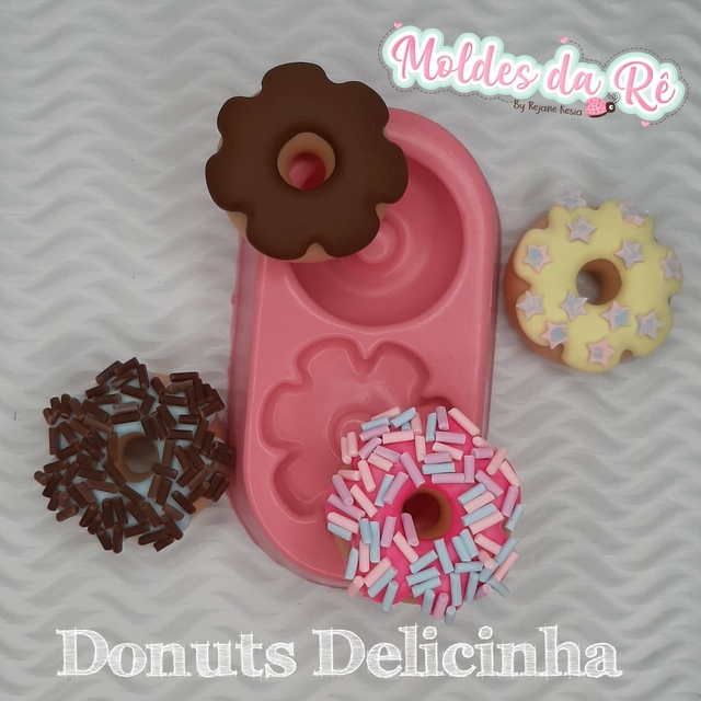 Molde Donuts Delicinha - Comprar em Moldes da Rê