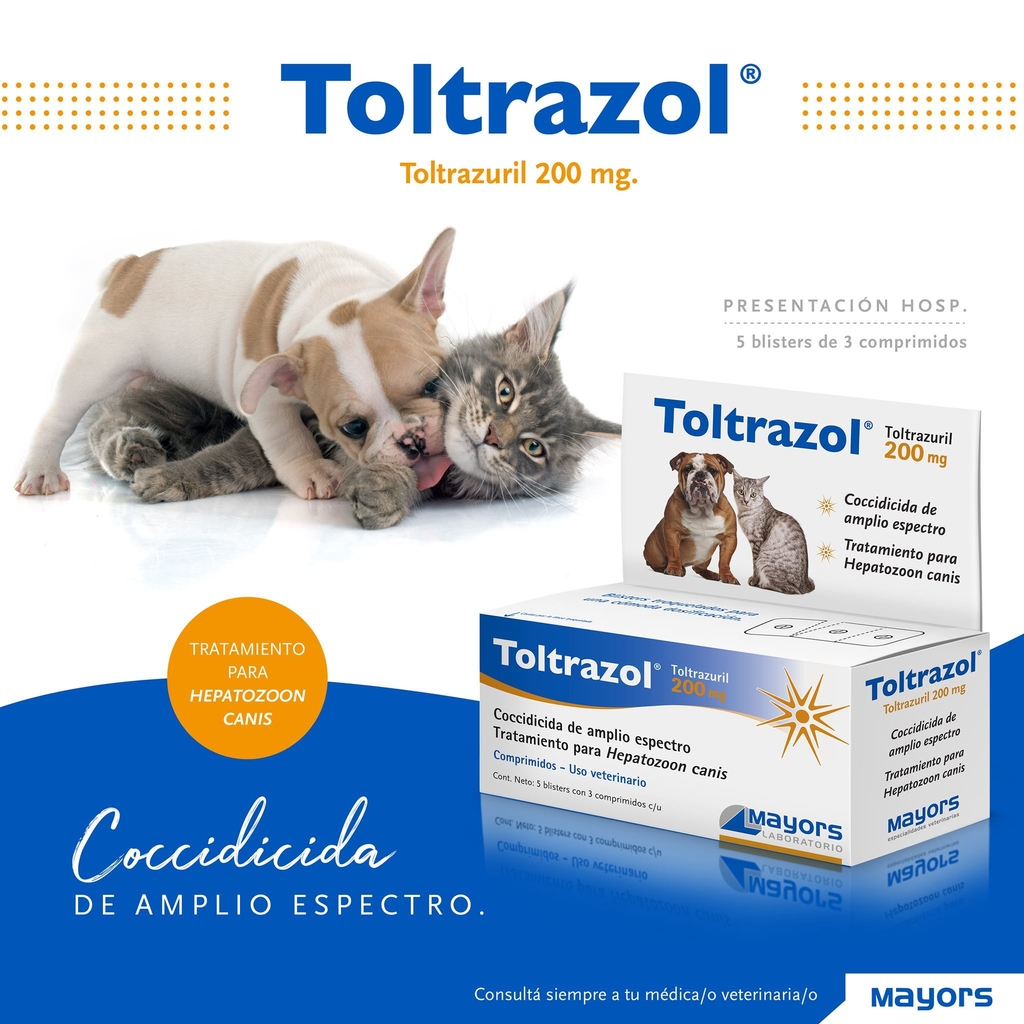 Toltrazol - Coccidicida para perros y gatos