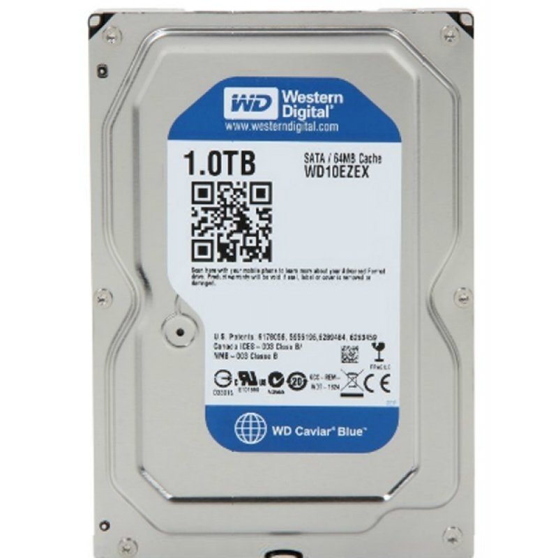 HD Western Digital 1TB SATA III 64Mb BLUE - Adrogue PC HD Western Digital 1TB SATA III 64Mb BLUE - Adrogue PC
