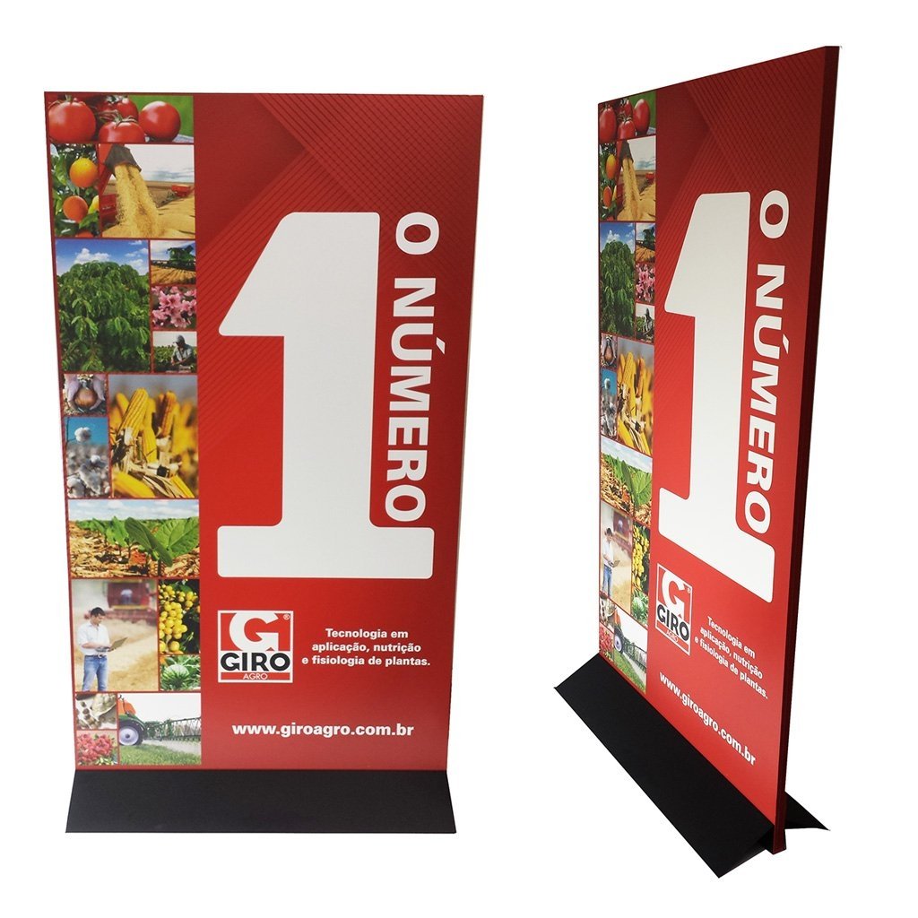 Totem Dupla Face Interno 1,00m x 1,80m - TLPB10 — Loja do Porta Banner