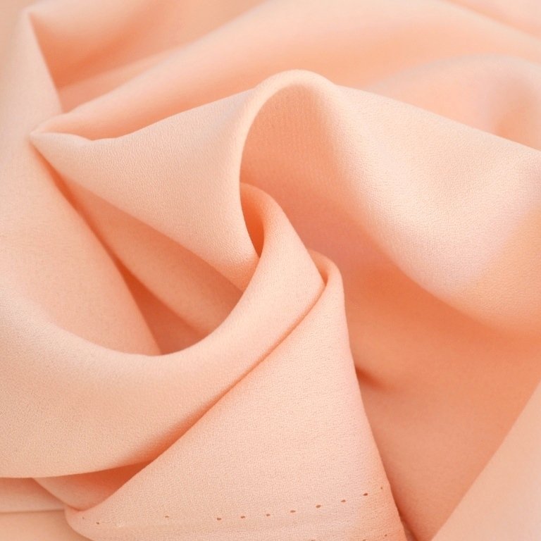 Crepe Liviano Salmon - Venta de Telas por Metro