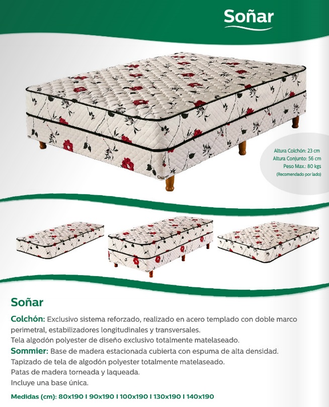 COLCHON SOÑAR CANNON - Comprar en MUEBLES SANTA MARIA
