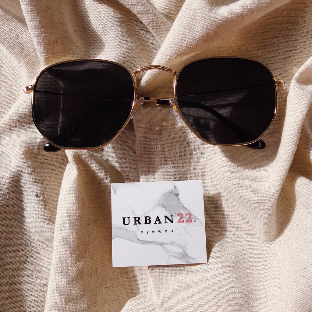 óculos Hexagonal Gold - Comprar em urban22