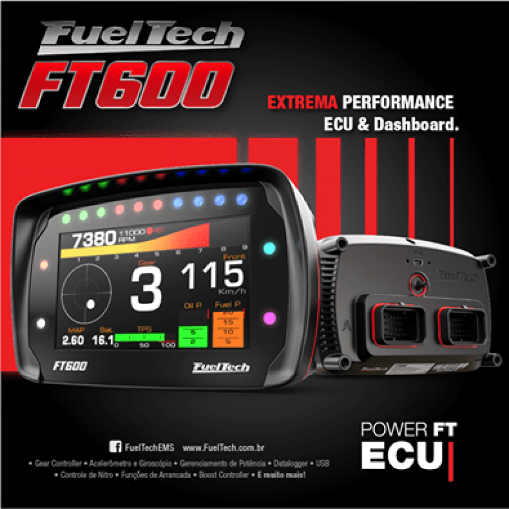 Ecu Programable Fueltech FT600 - Español - Garantia Oficial
