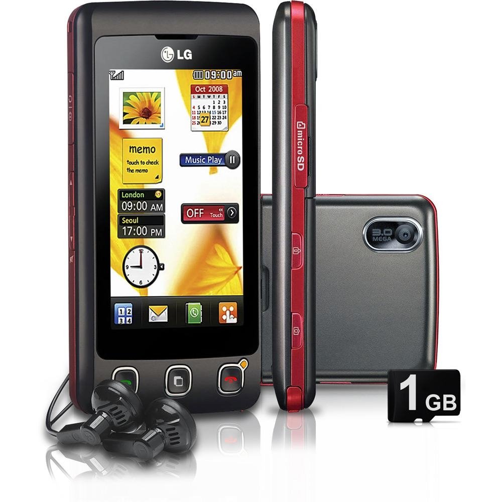 Celular Desbloqueado LG KP570 Cookie PRETO c/ Câmera 3MP, MP3, Touch ...