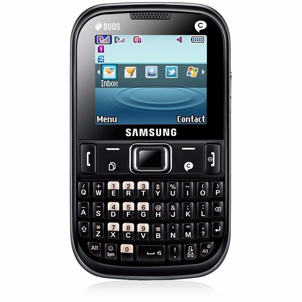 Celular Samsung E1265 Duos Teclado Qwerty, Tela de 2", Rádio FM e ...