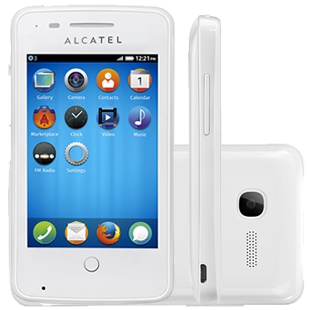 CELULAR ALCATEL ONE TOUCH FIRE 4012A BRANCO WIFI 3G TELA 3.5'