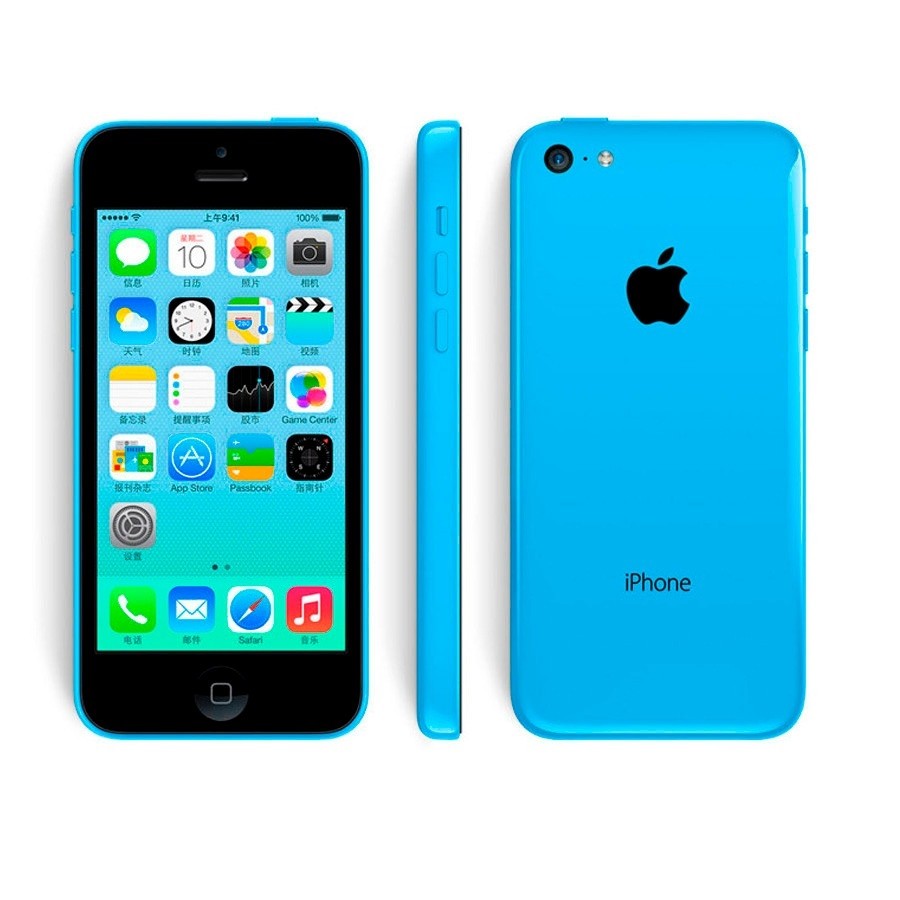 IPHONE 5C AZUL APPLE - 32GB - 4G - IOS 8 - WI-FI - CÂMERA 8MP - GPS ...