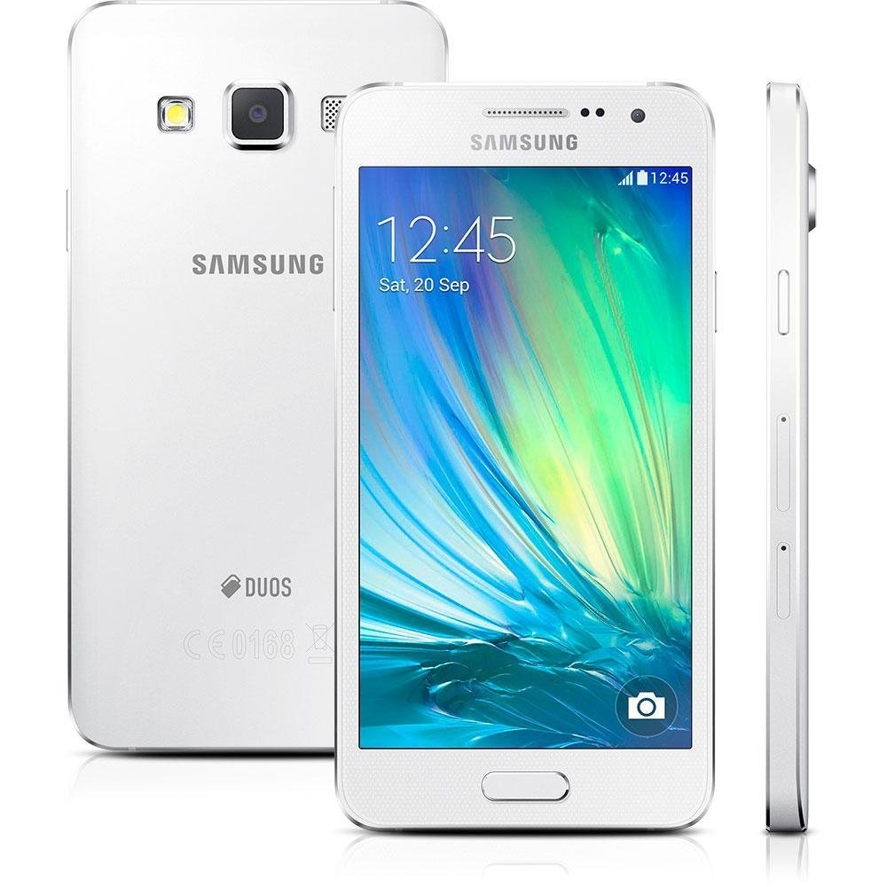 Smartphone Samsung Galaxy A3 4G Duos A300M/DS Branco com Dual Chip ...