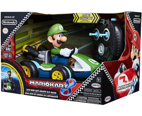 World of Nintendo Super Mario Kart 8 Luigi Anti-Gravity Mini RC Racer 2 ...