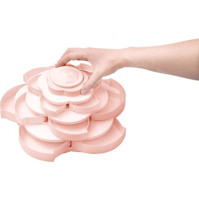 Caja Organizadora En Forma De Rosa Color Rosa We R