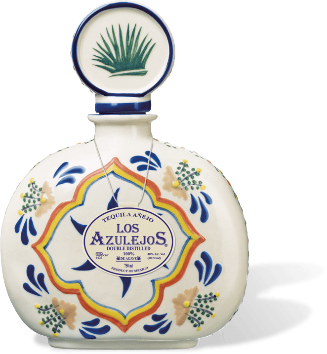 Tequila Ultra Premium Los Azulejos Añejo 100% De Agave