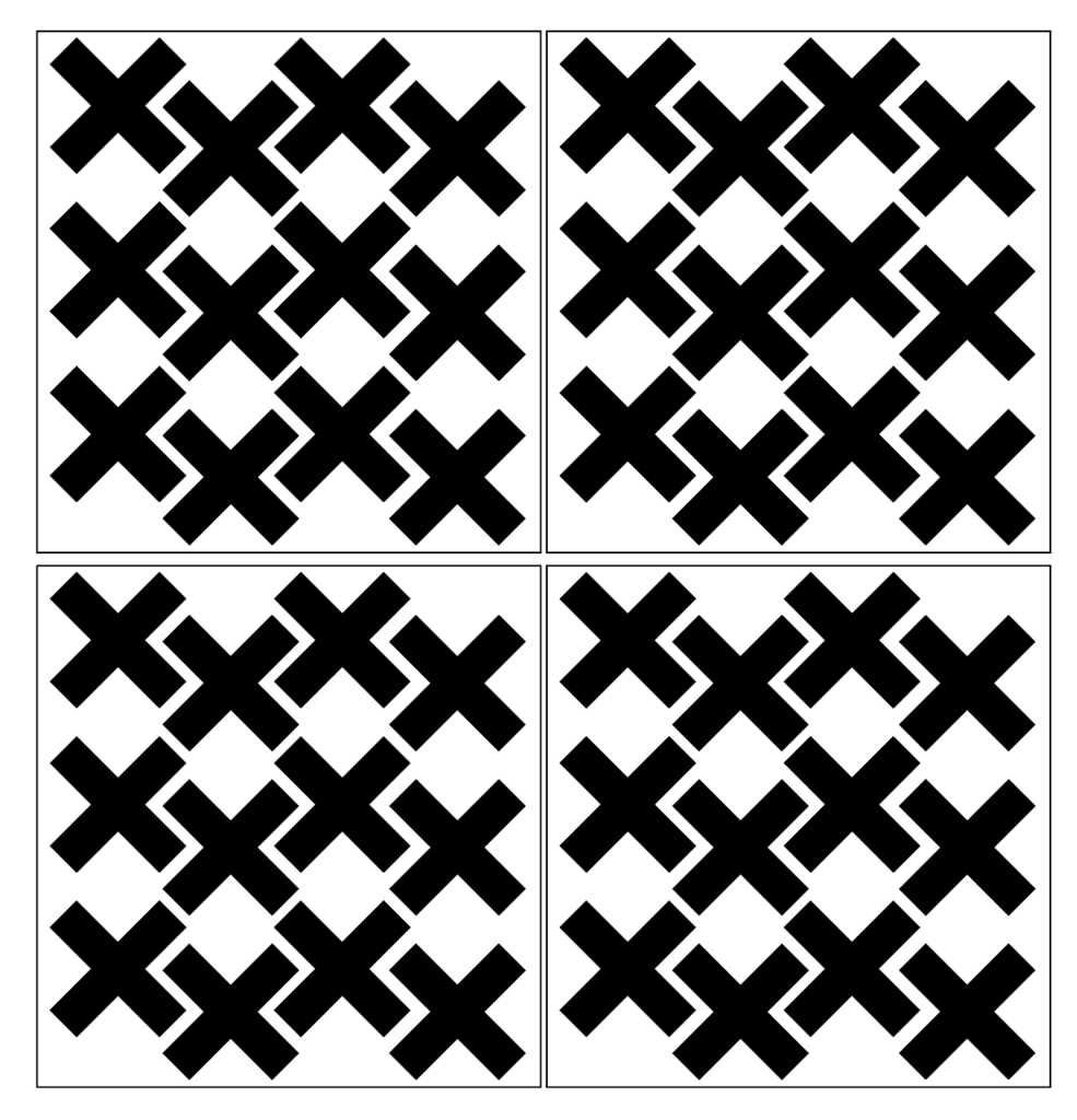 Vinilo Minimutta Cruces - mutta! Vinilos Decorativos