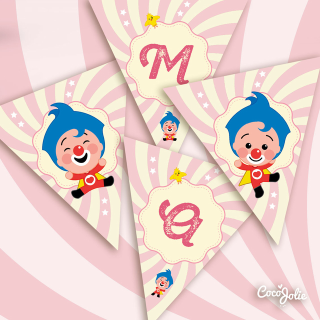 Kit Plim Plim Rosa. Imprimible Personalizable