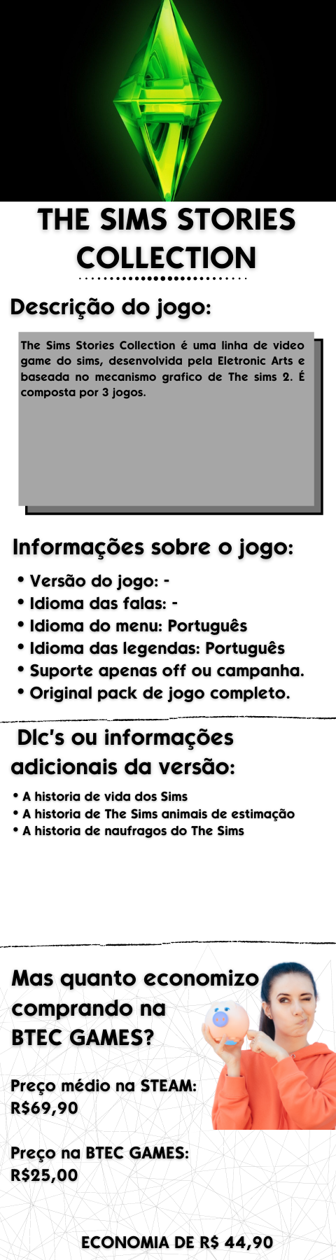 THE SIMS STORIES COLLECTION PC