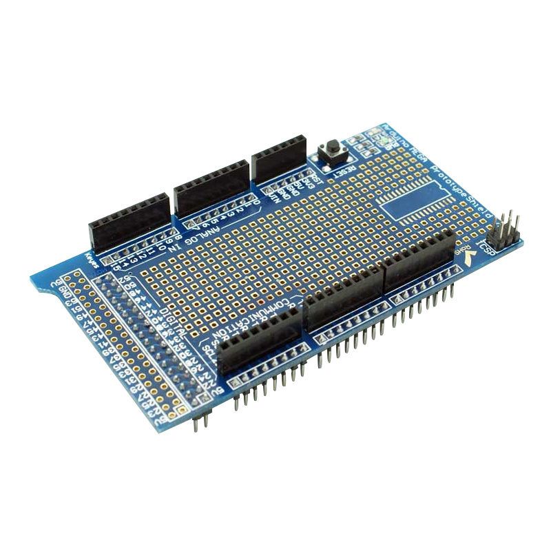 Mega Protoshield para Arduino + Mini Protoboard