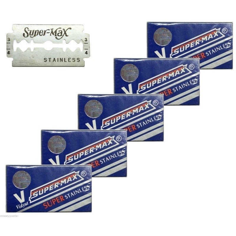 10 REPUESTOS PARA NAVAJAS ó MAQUINAS DE AFEITAR MARCA SUPER MAX ...