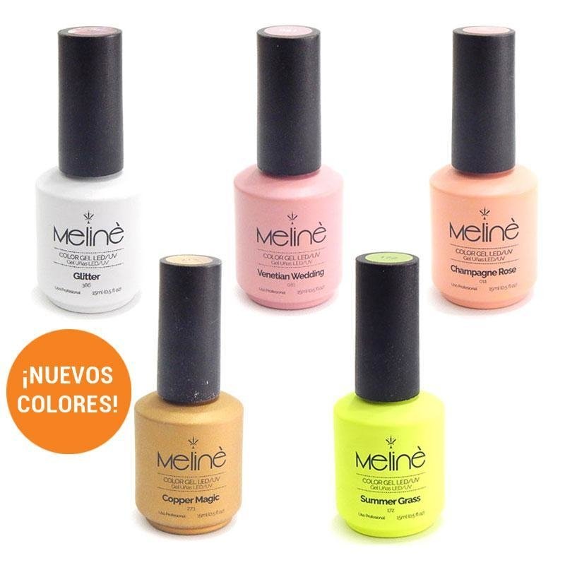 ESMALTE SEMIPERMANENTE DE UÑAS MARCA MELINE POR 15ml PARA SECADO CON ...