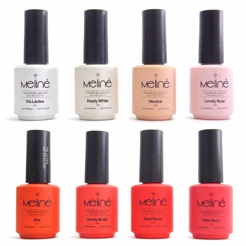 ESMALTE SEMIPERMANENTE DE UÑAS MARCA MELINE POR 15ml PARA SECADO CON ...