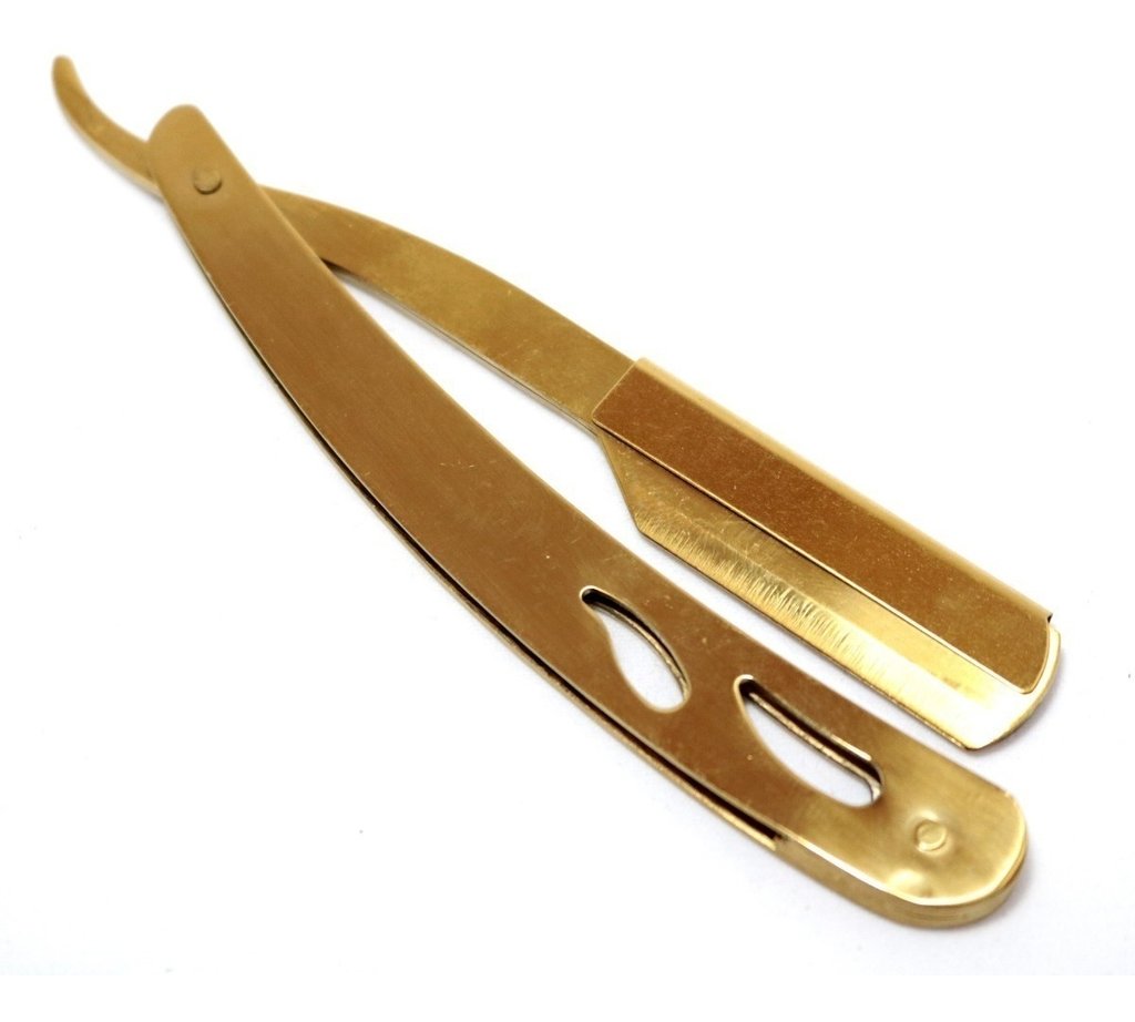 NAVAJA 3 CUERPOS MODELO DORADA AN616 ó 4005 CON FILO INTERCAMBIABLE ...