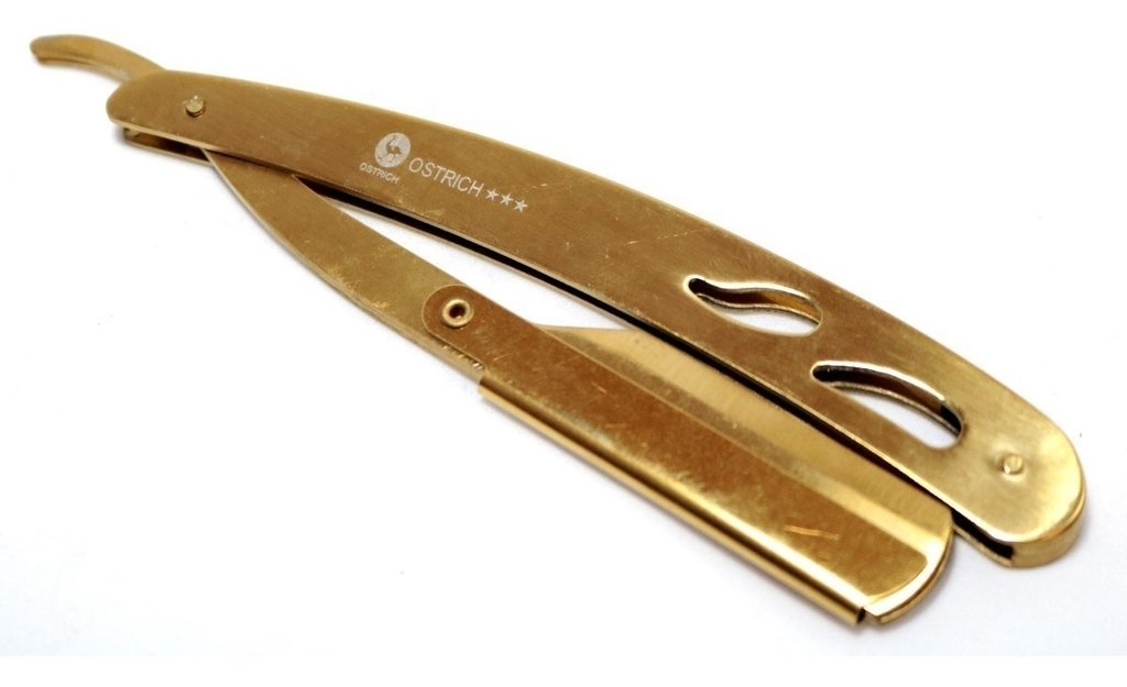 NAVAJA 3 CUERPOS MODELO DORADA AN616 ó 4005 CON FILO INTERCAMBIABLE ...