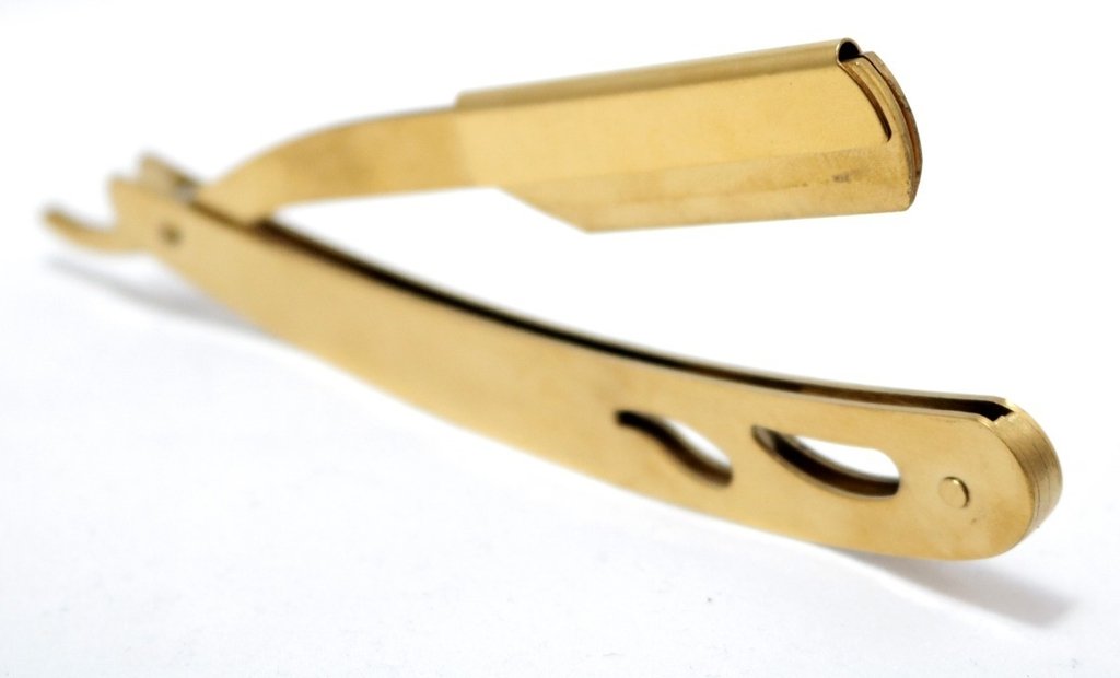 NAVAJA 3 CUERPOS MODELO DORADA AN616 ó 4005 CON FILO INTERCAMBIABLE ...