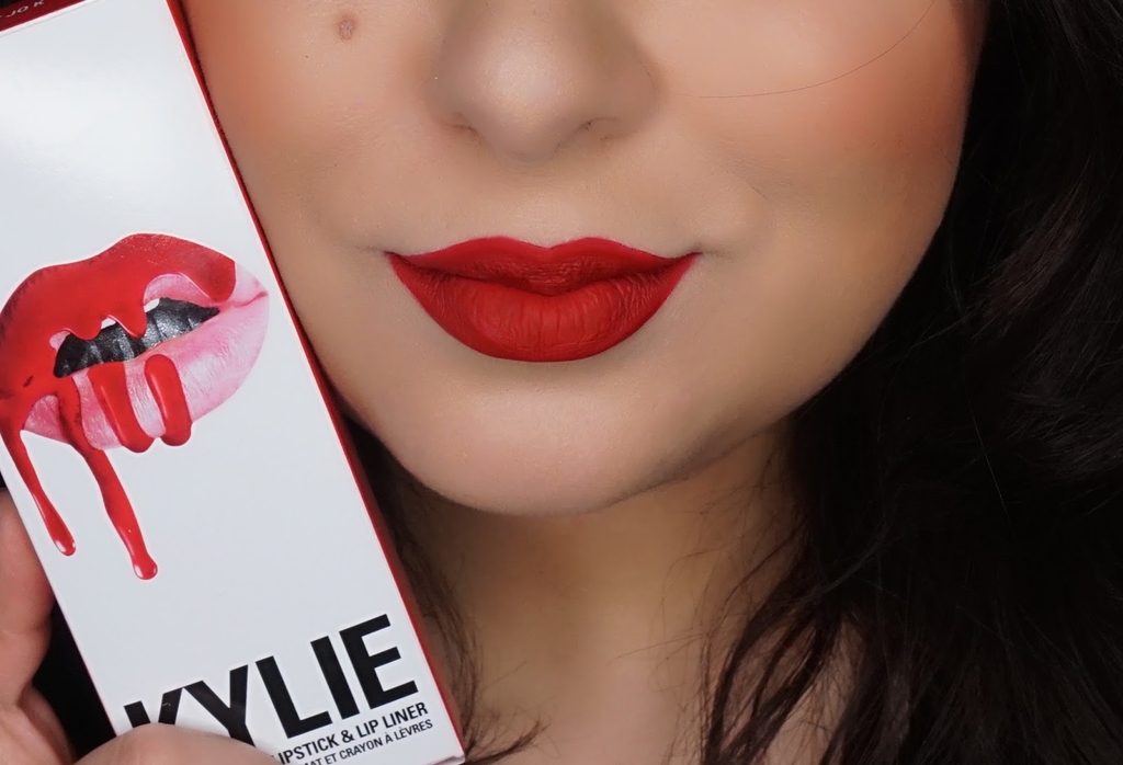 Kylie Lip Kit Labial Mate Mary Jo K Rojo Fuego Ruby Woo