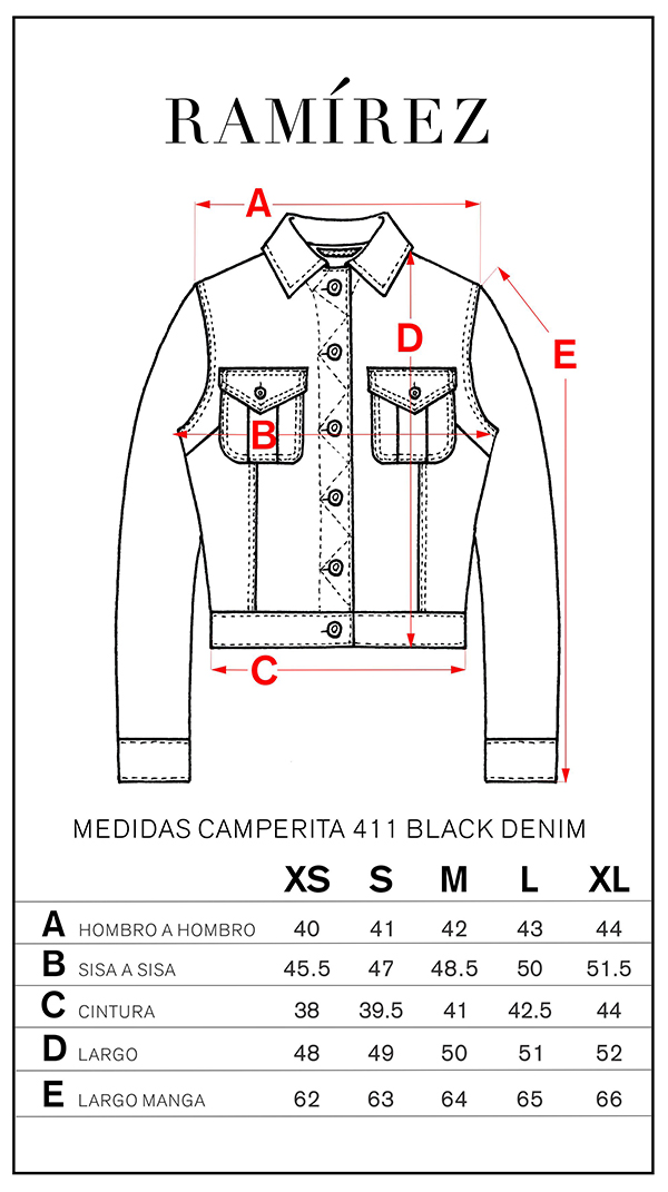 CAMPERITA 411 BLACK DENIM - Comprar en RAMIREZ