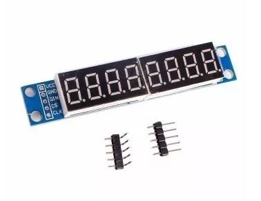 Display 8 Dígitos Max7219 Led 7 Segmentos Arduino