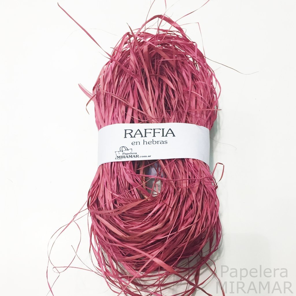 Raffia natural en hebras - Comprar en Papelera Miramar