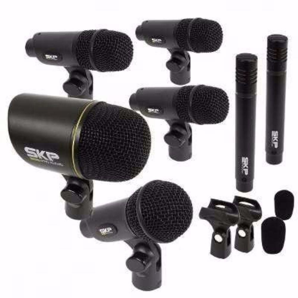 Kit De Microfones Skp P/ Bateria 7 Peças Dms-7 - AC0978
