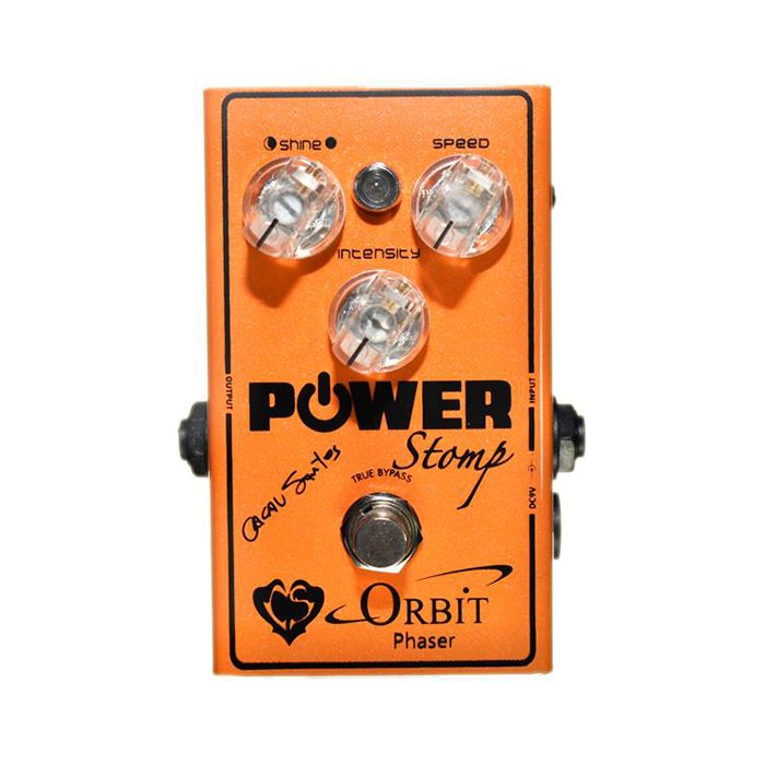 Pedal Power Stomp Orbit Phaser Signature Cacau Santos. - PD1037