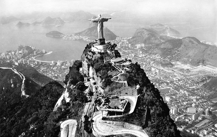 Fotografia Rio Antigo - Corcovado - Rio de Janeiro