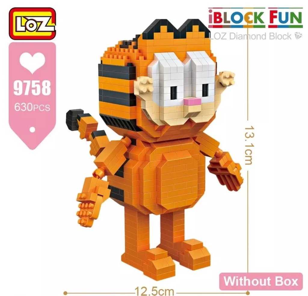 (1679) Garfield 1 - Lego - 630 peças - Mundo dos QCS