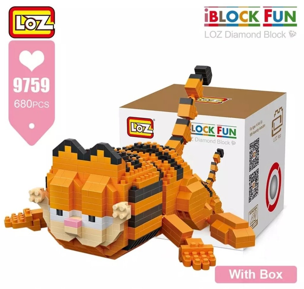 (1680) Garfield 2 - Lego - 680 peças - Mundo dos QCS